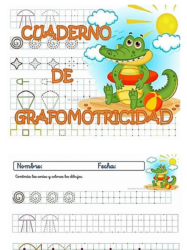 Cuaderno Grafomotricidad PDF | PDF