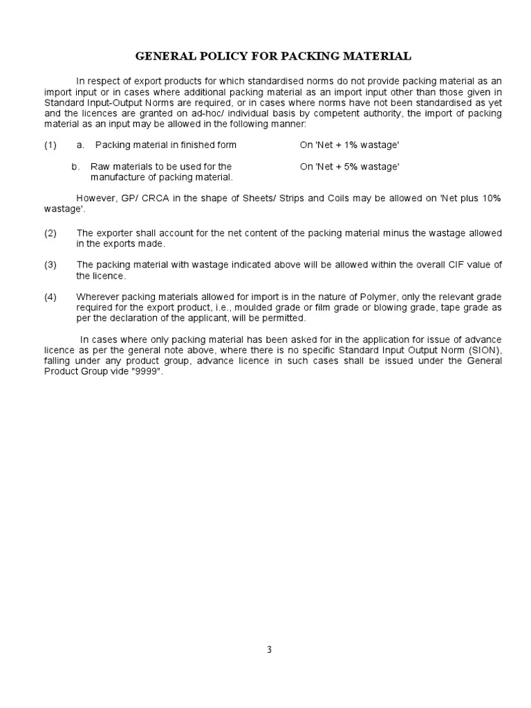 Packing Notes | PDF | Business