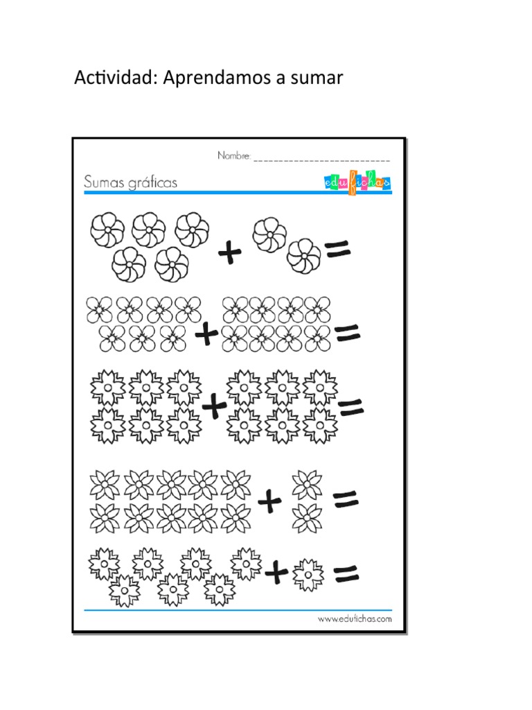 Sumas Con Gráficas | PDF