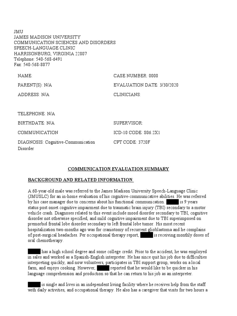 DX Report - Steven Simucase | PDF | Executive Functions | Memory