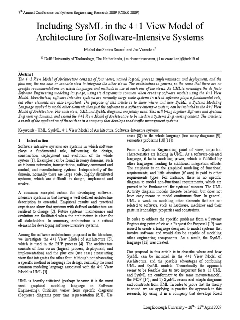 Different UML Views | PDF | Unified Modeling Language | Conceptual Model