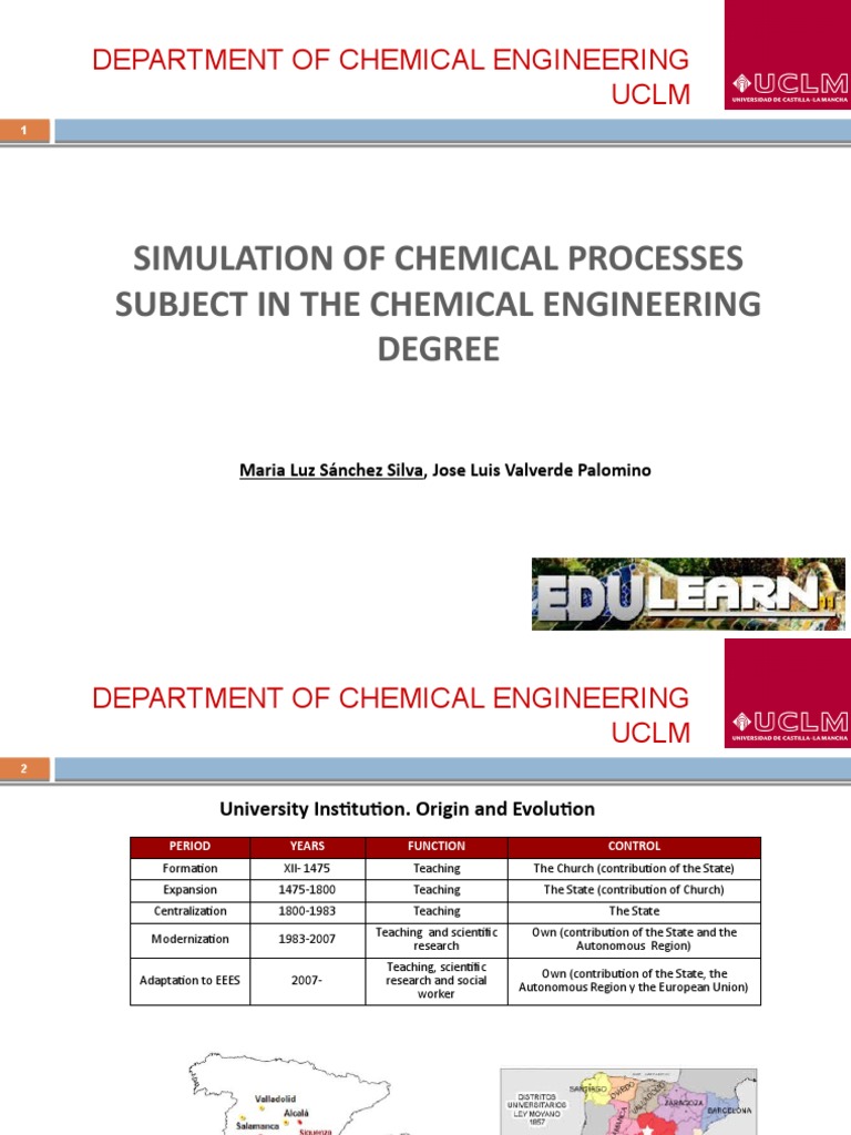 Simulation of Chemical Processes Subject in The Chemical Engineering ...