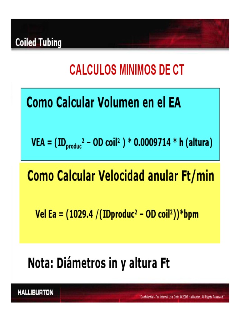 Coiled Tubing Calculation Guide | PDF | Science & Mathematics | Computers
