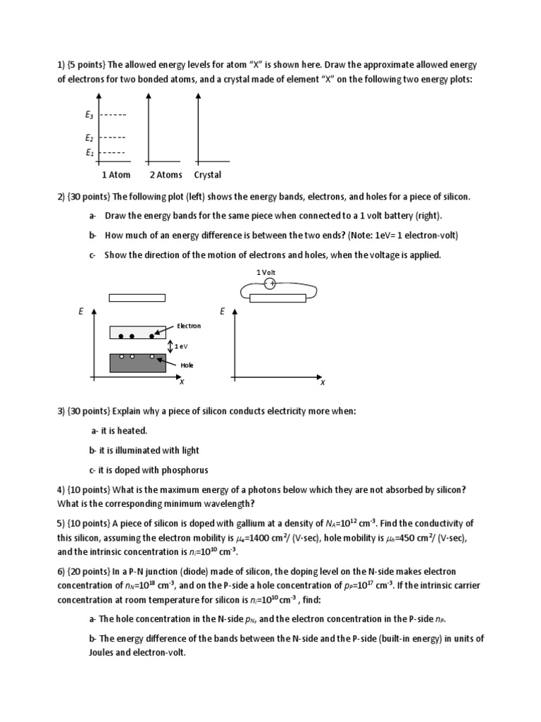 1 Volt: Electron 1 Ev | PDF