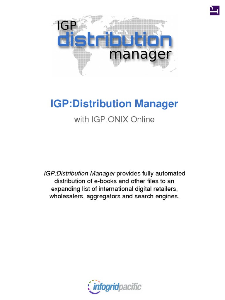 IGP Distribution Manager Brochure | PDF | E Books | Publishing