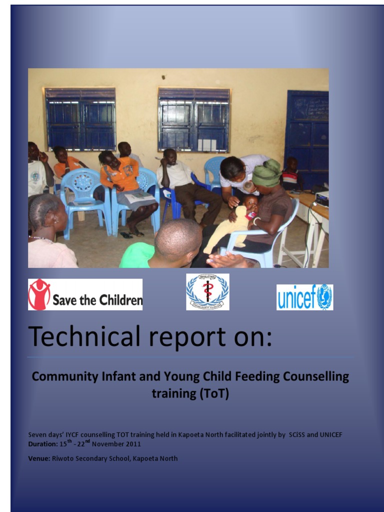 IYCF Training Report - PDF 4 | PDF | Breastfeeding