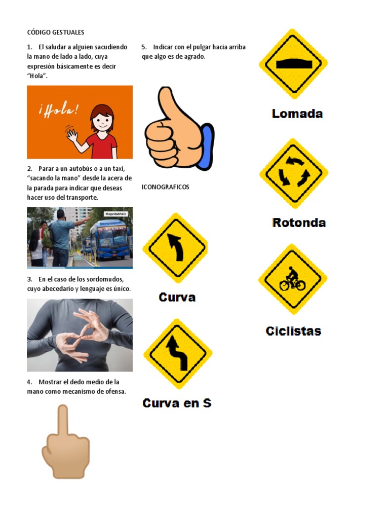 Código Gestuales | PDF