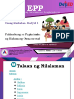 Epp 4 Activity Sheets Agrikultura Week 1 8 | PDF