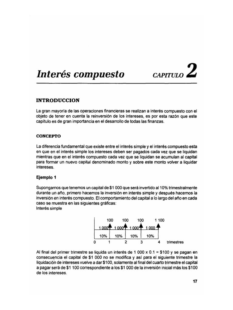 Capitulo 2, Interes Compuesto | PDF