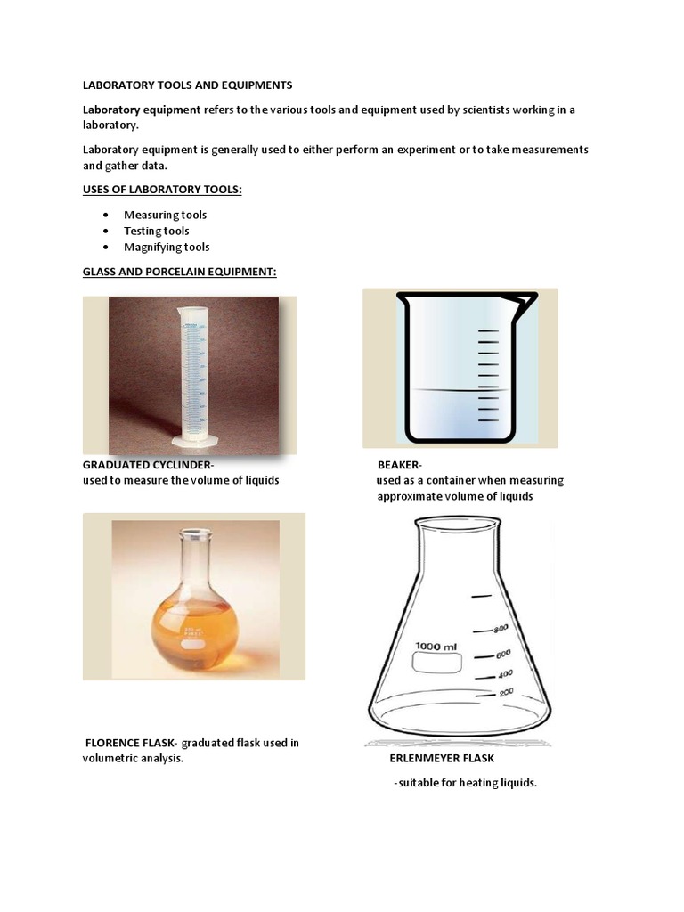 Lab Apparatus and Safety Symbols PDF | PDF | Science & Mathematics