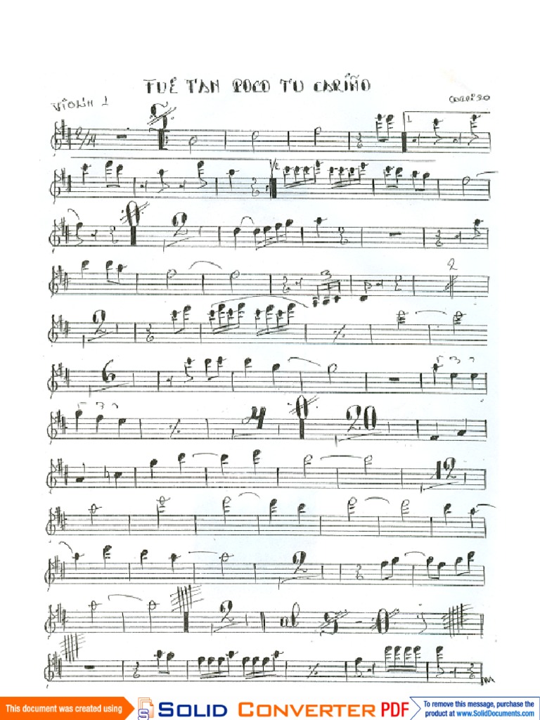 Fue Tan Poco Tu Cariño | PDF