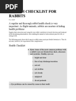 Rabbit Size-O-Meter Weight Guide | PDF | Obesity | Dieting
