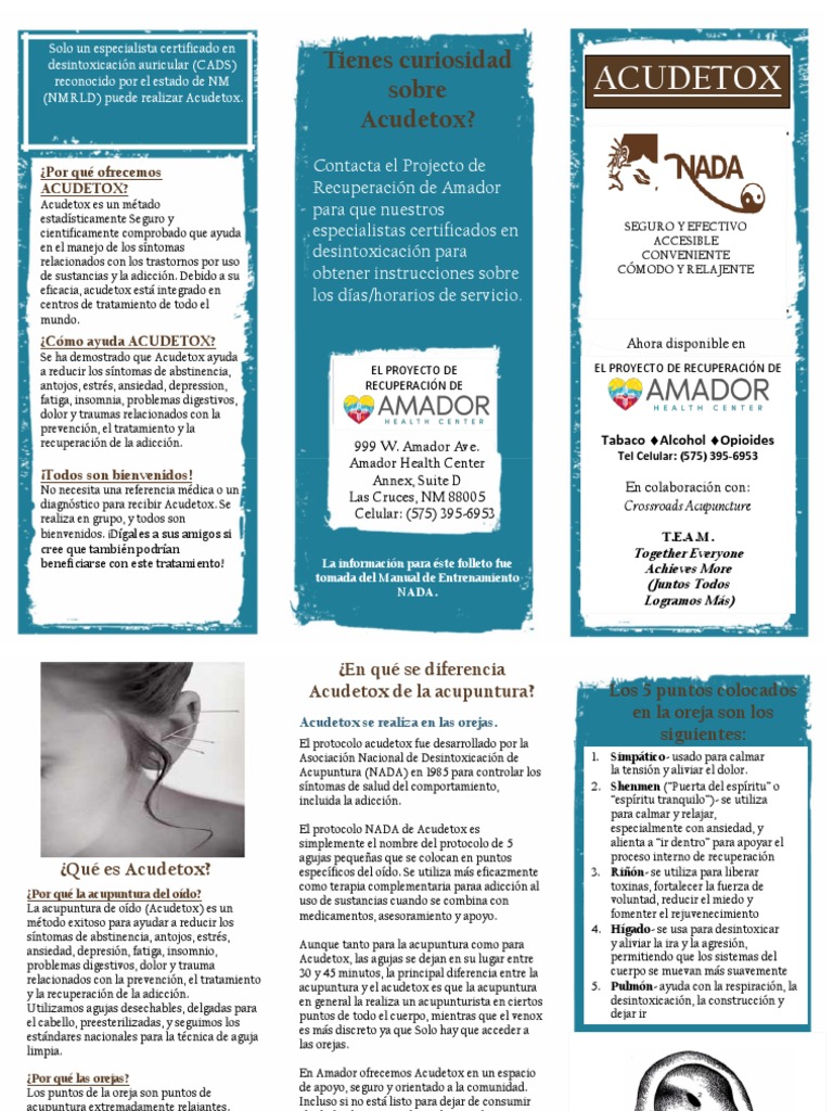 Acudetox en Español | PDF | Acupuntura | Despachador de drogas