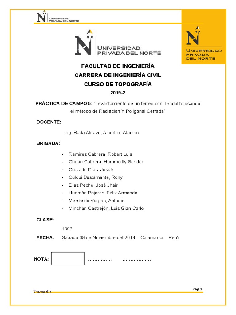 Nivelacion Compuesta Pdf Topografía Geofísica