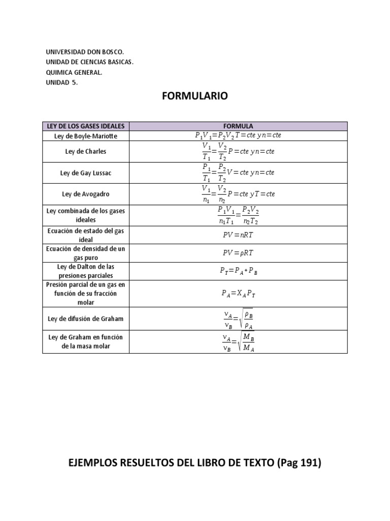 24-Ejercicios Gases Ideales | PDF | Gases | Mole (Unidad)