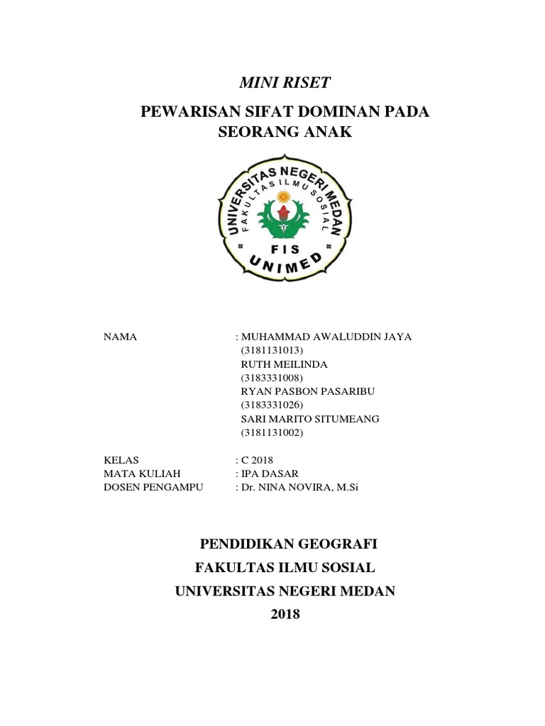 Mini Riset Ipa Dasar PDF | PDF