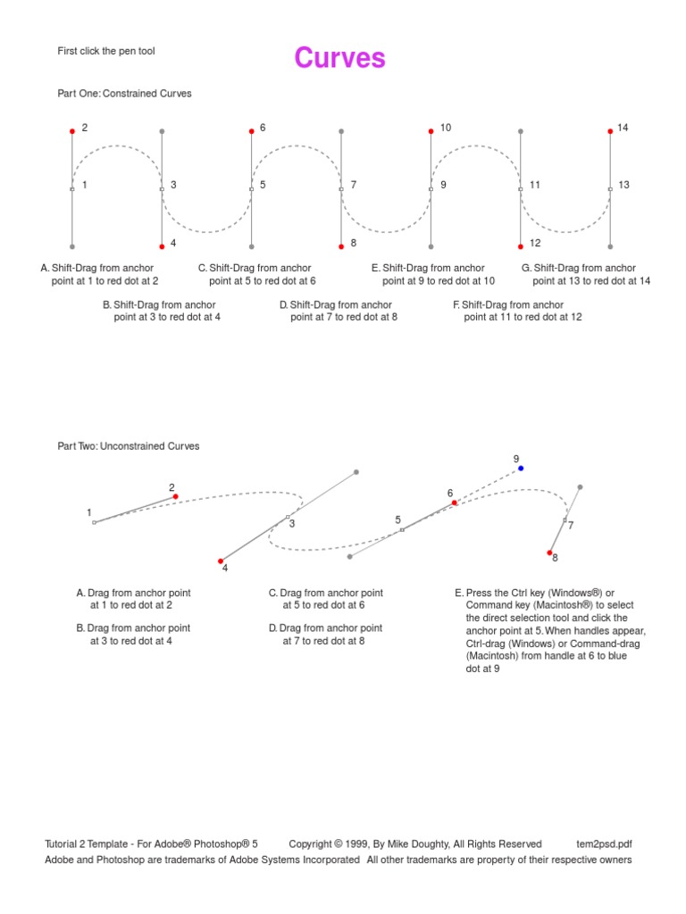 Pen Tool 2 | PDF | Adobe Photoshop | Computer Related Introductions