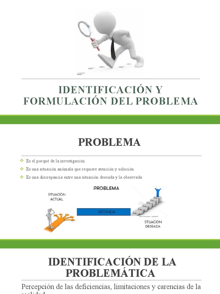 Formulación e Identificación Del Problema | PDF