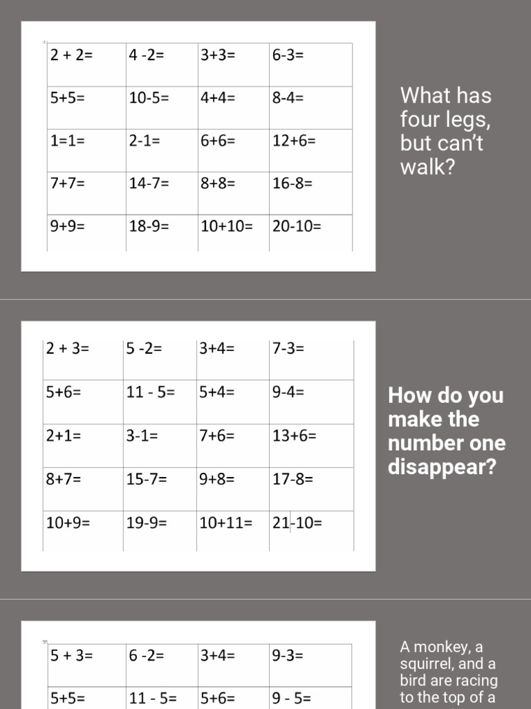 3 Math and Riddle | PDF
