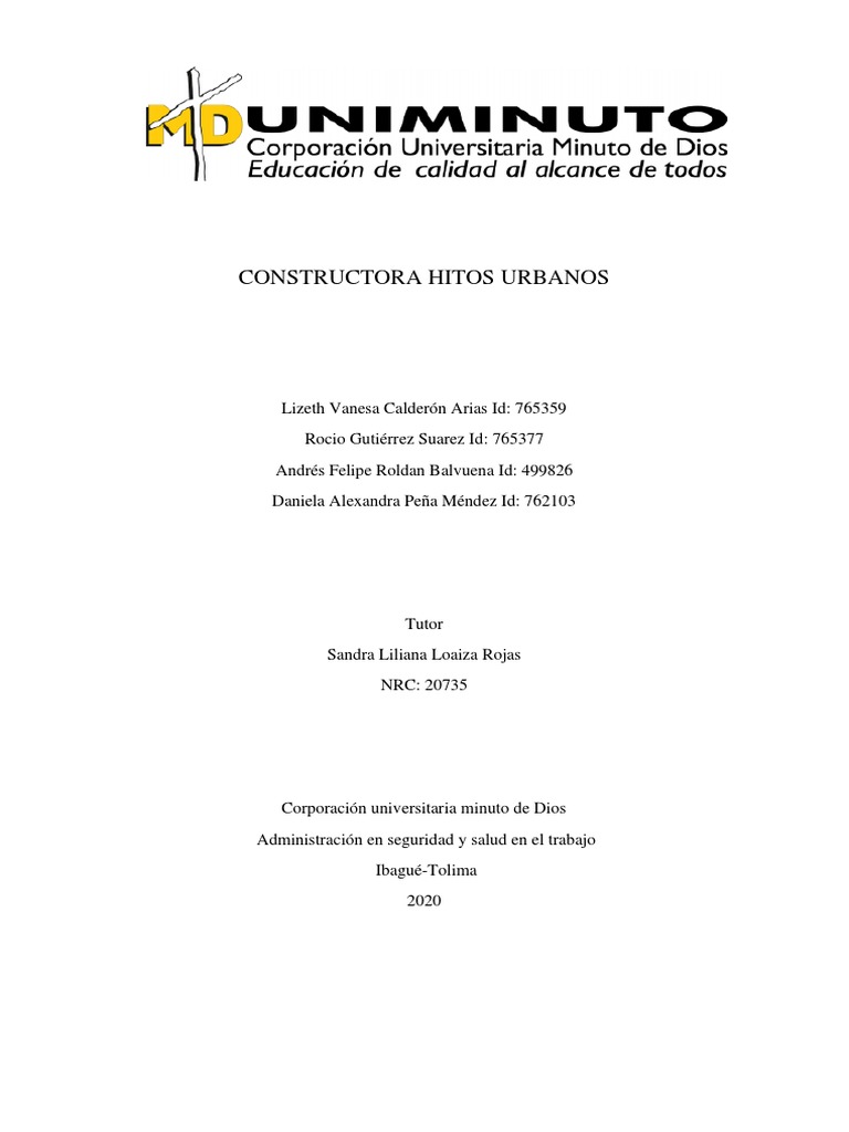 Constructora Hitos Urbanos | PDF | Residuos | Calidad (comercial)