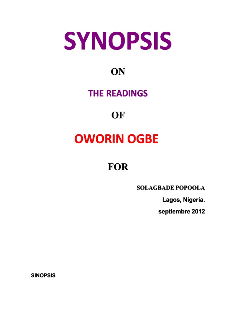 Apola Owonrin Ogbe Popoola | PDF | Santeria | Religión y creencia