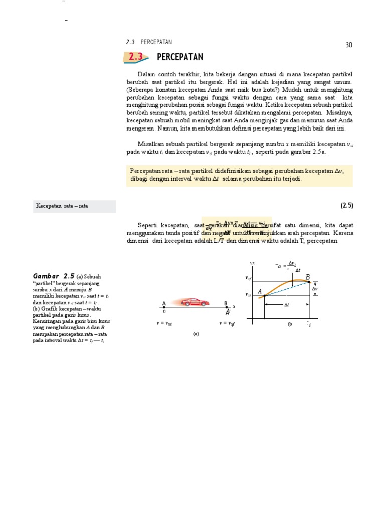 Terjemahan 2.3 Fundamentals of Physics 8th Edition Halliday | PDF