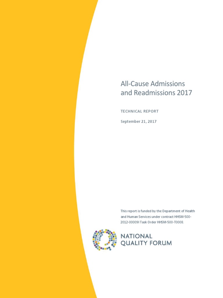 Readmissions Final Report | PDF | Medicare (United States) | Hospital