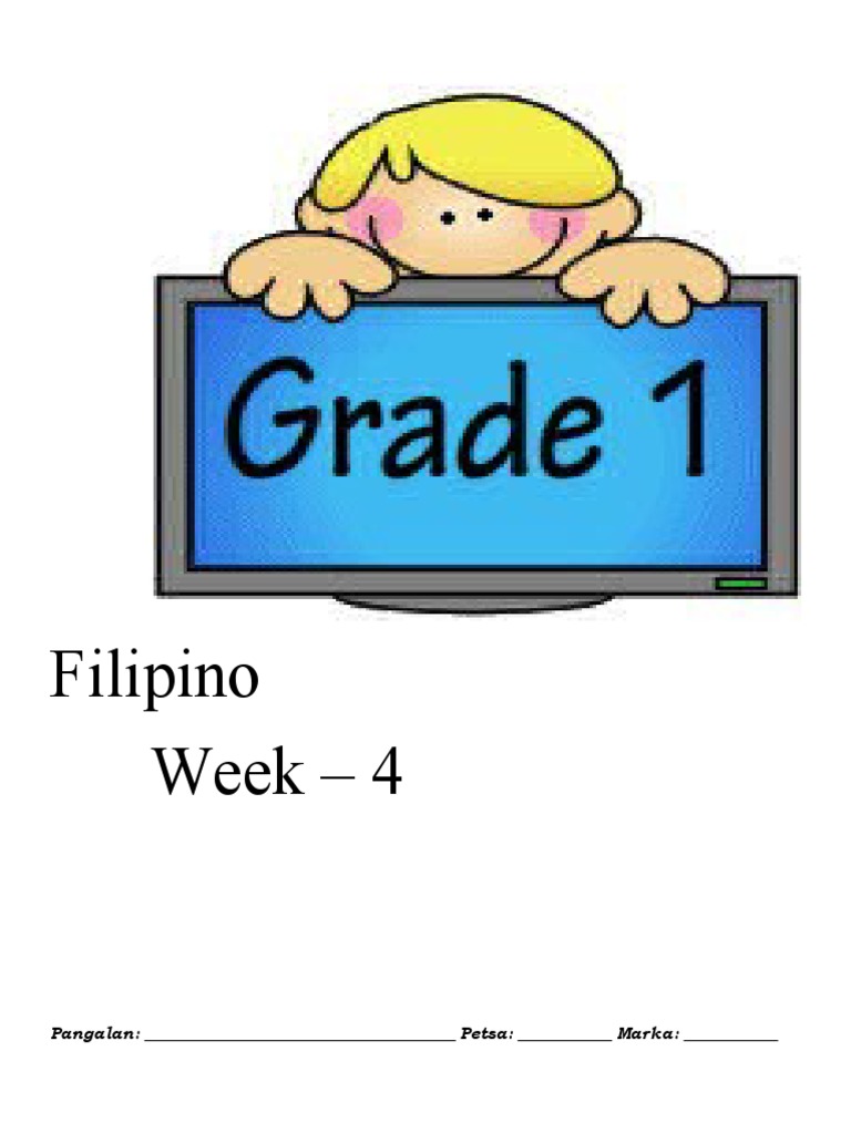 Filipino GRADE 1 | PDF