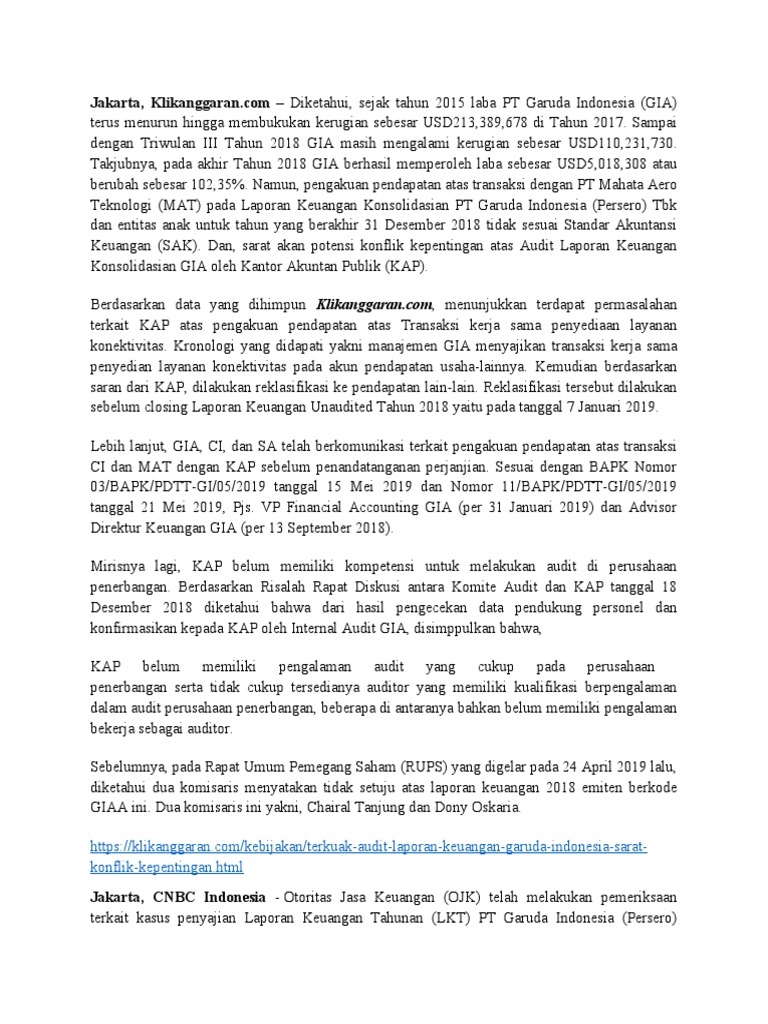 Bahan Untuk Audit | PDF