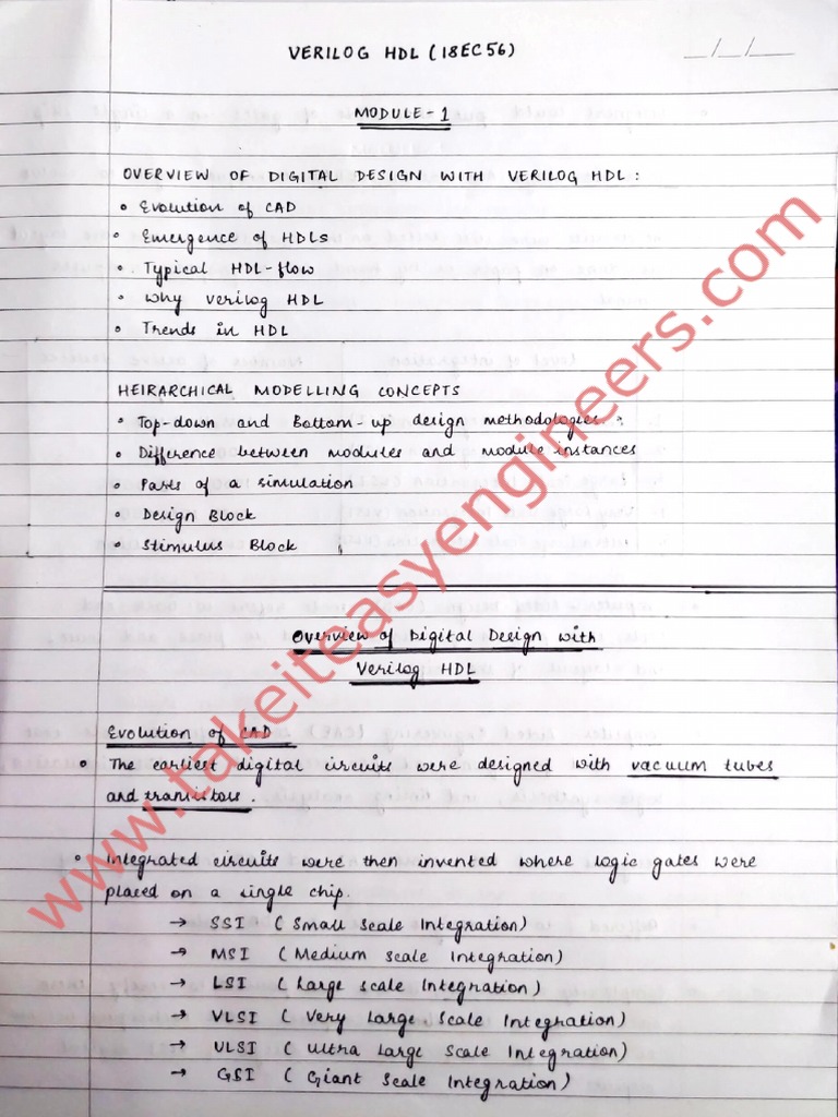 Verilog HDL Module 1 (1) | PDF | Hardware Description Language ... Verilog HDL Module 1 (1) | PDF | Hardware Description Language ...
