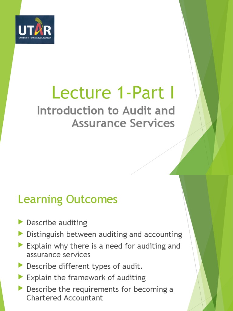Introduction to Audit Services Overview | PDF | Financial Audit | Audit