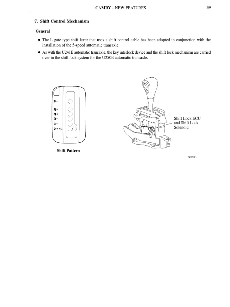 Shift Control Mechanism: Installation of The 5-Speed Automatic ...