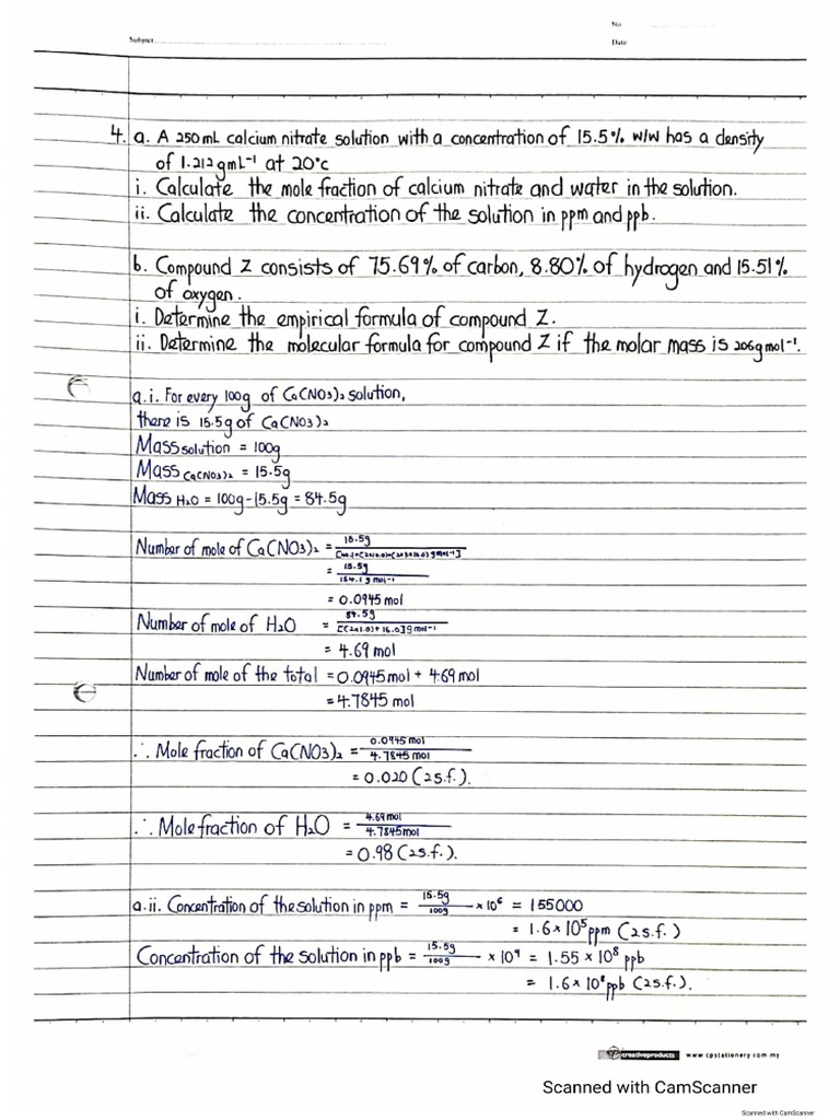 Tutorial Workbook Answer Sheet Question 4 Question 6 Pdf Pdf