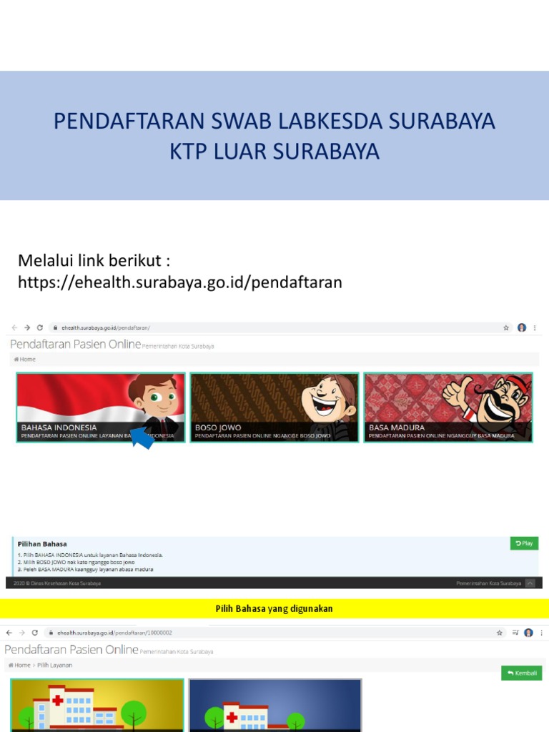 Cara Dapat Swab Labkesda Surabaya | PDF