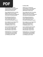 TULA - Sa Panahon NG Kilusang Propaganda | PDF