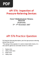 API 576 Inspection of Pressure-Relieving Devices | PDF | Valve ...