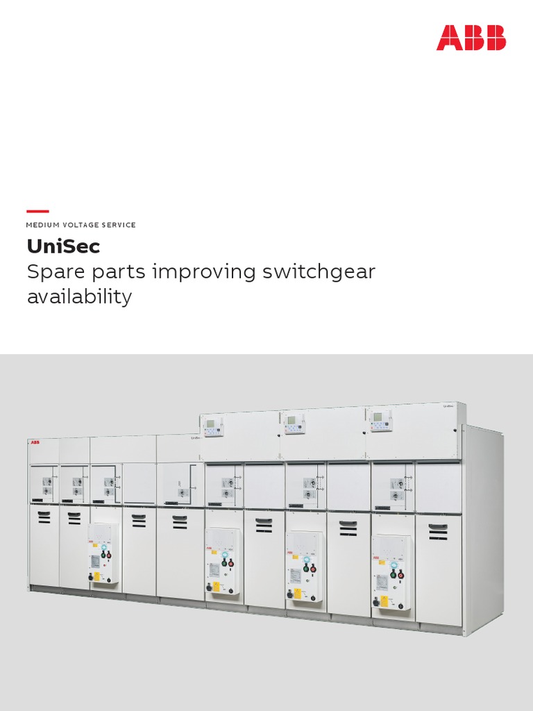 Unisec: Spare Parts Improving Switchgear Availability | PDF ...
