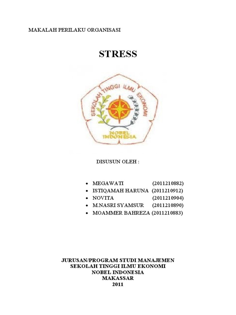 Pengelolaan Stres dalam Organisasi | PDF