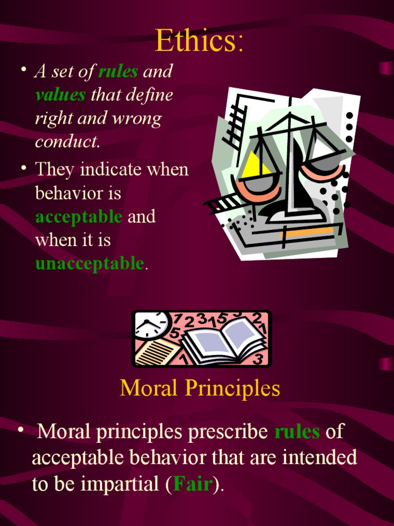 And That Define Right and Wrong Conduct.: Rules Values | PDF | Morality ...