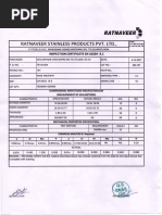 POWERTEC STEEL WIRE ROPE CERTIFICATE 6x12+7FC - 8mm | PDF