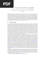 GATGPT: LLM for Spatiotemporal Imputation | PDF | Time Series | Deep Learning