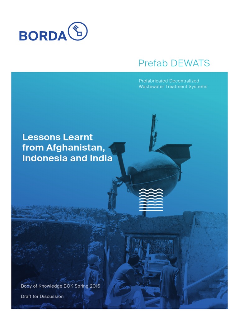 Lessons Learnt From Afghanistan Indonesia And India Prefab Dewats