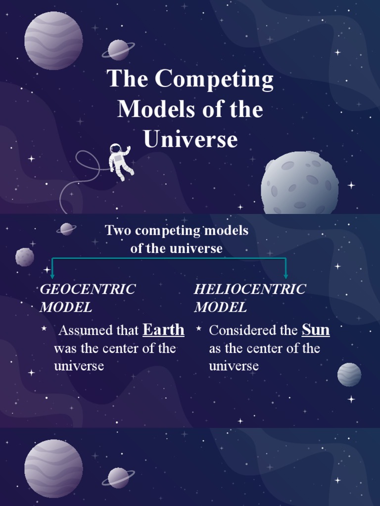 The Competing Models of The Universe | PDF | Celestial Mechanics ...