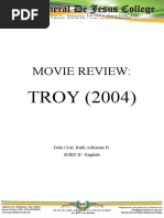 Summary of the 2004 Film "Troy" | PDF | Trojan War | Hector