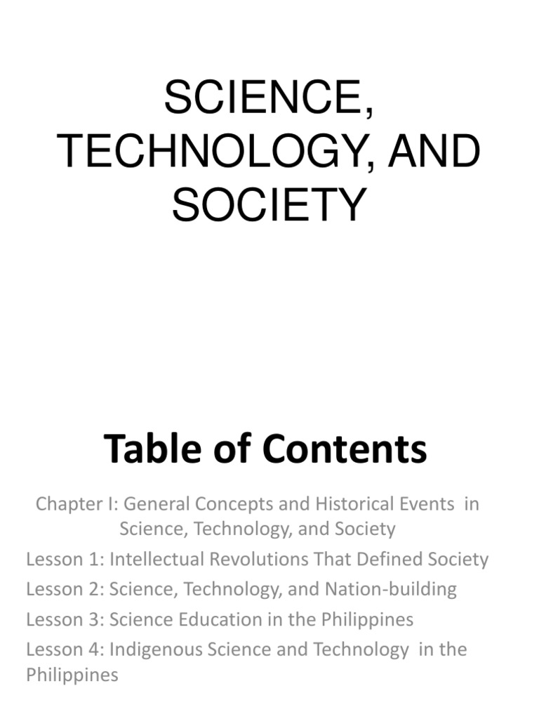 Sts - Chapter - 1 Lesson 1 | PDF | Scientific Revolution | Science