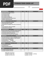 Food Testing Form | PDF