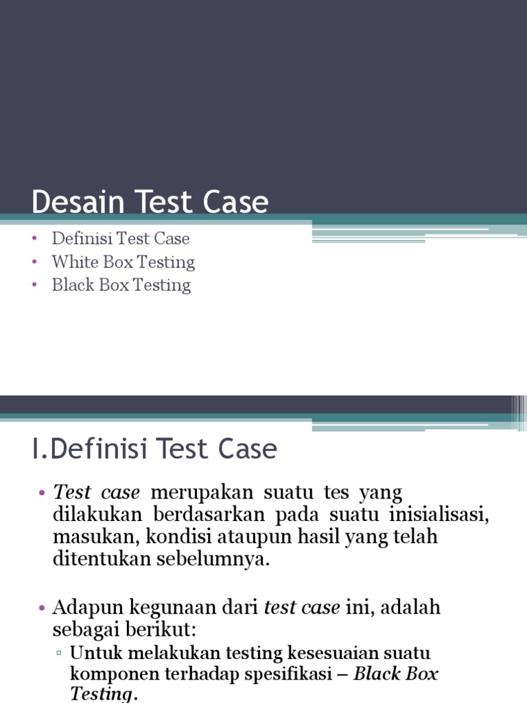 3.desain Test Case-Whitebox PDF | PDF