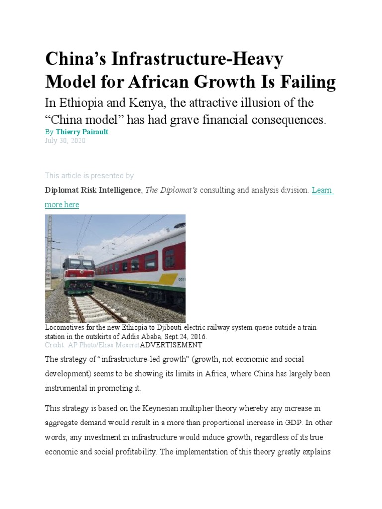 China Africa Infrastructure Model Fail | PDF | Ethiopia | Infrastructure