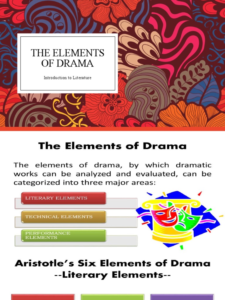 The Elements of Drama: Introduction To Literature | PDF