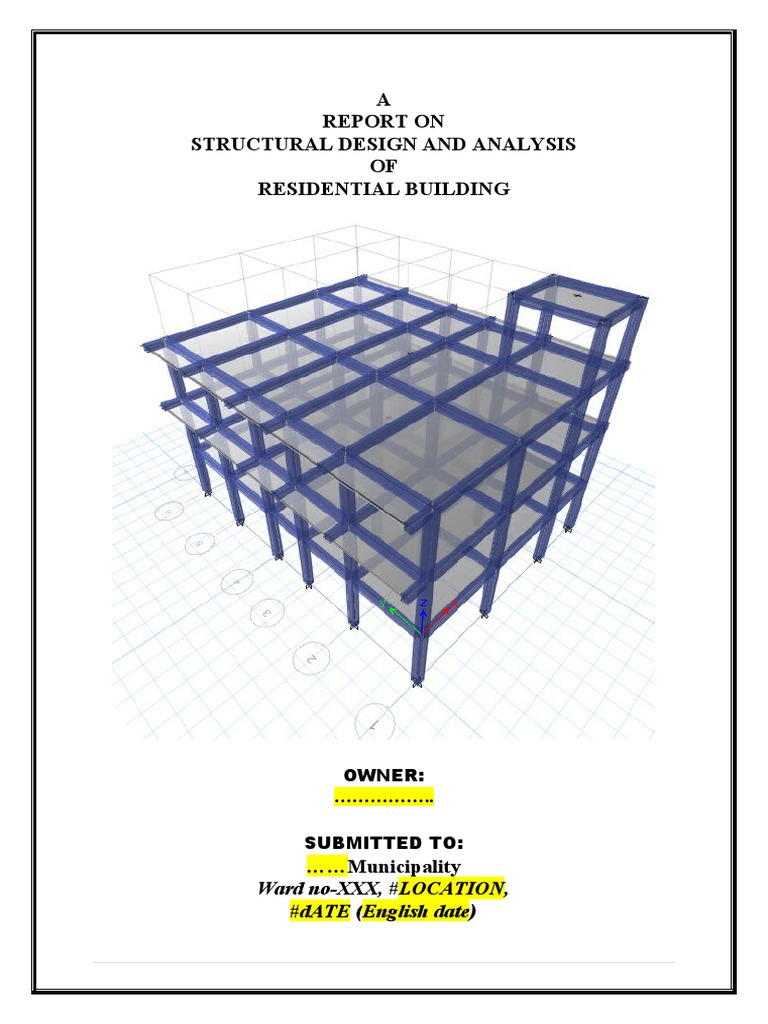 Structural Analysis Report | PDF | Wall | Concrete